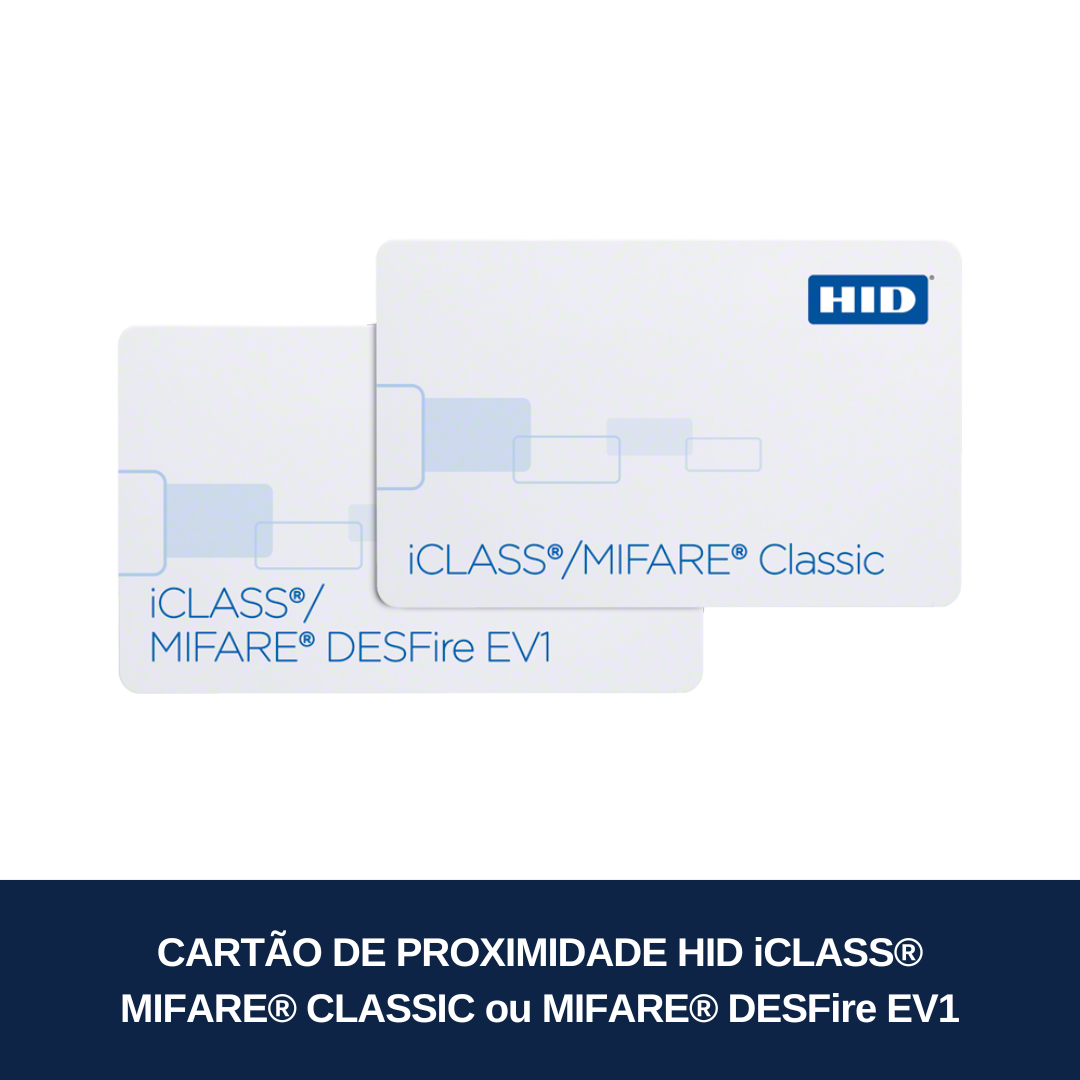 Cartão de Proximidade HID iCLASS® + MIFARE® Classic ou MIFARE® DESFire ...